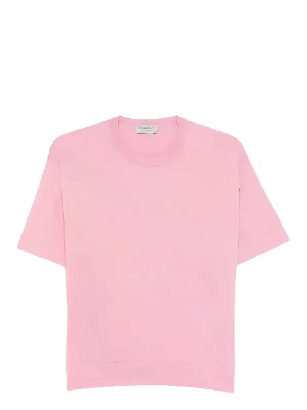 John Smedley Danby Fine-knit T-shirt - Pink