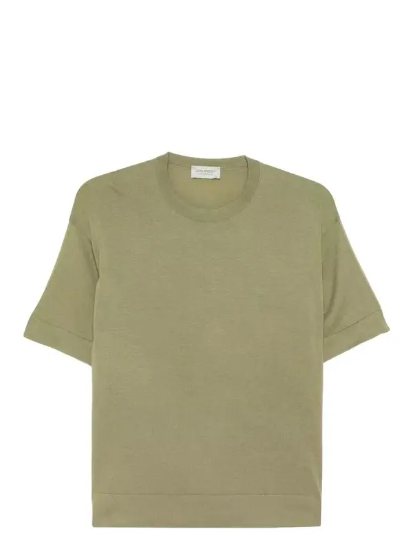 John Smedley Danby Fine-knit T-shirt - Green