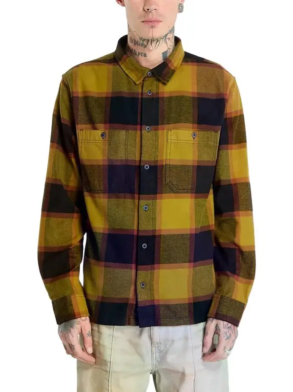 VANS Larkspur Checked Patch-pocket Shirt - Green