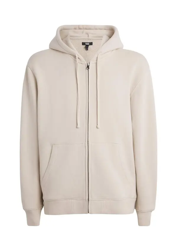 Paige Avon Zip-up Hoodie - Beige