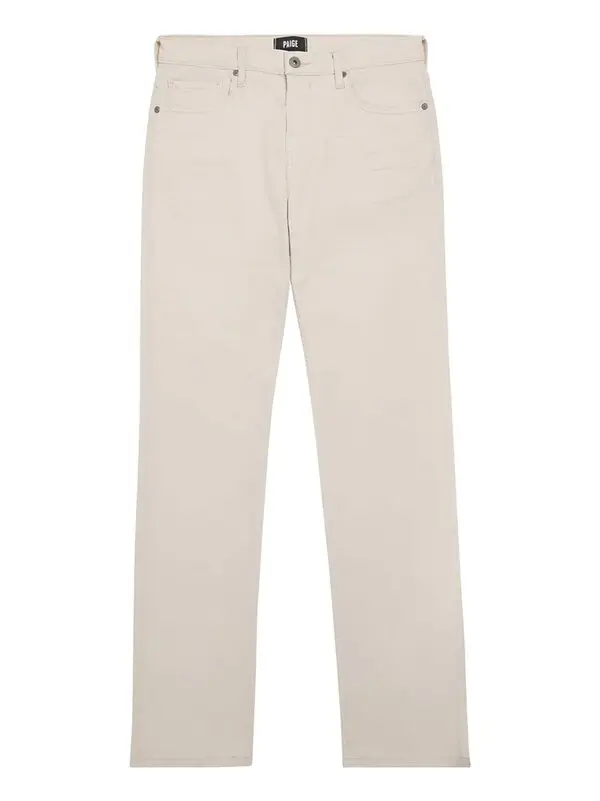 Paige Normandie Straight Jeans - White
