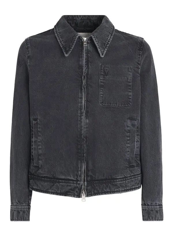 Ami De Coeur Denim Jacket - Black