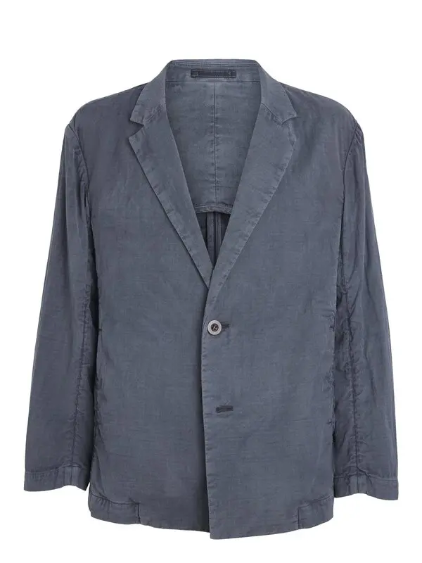 Issey Miyake Cotton Pigment-dyed Blazer - Grey