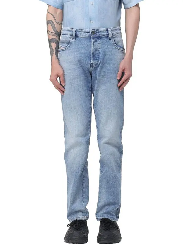 DIESEL® D-vyl Cotton Denim Jeans - Blue