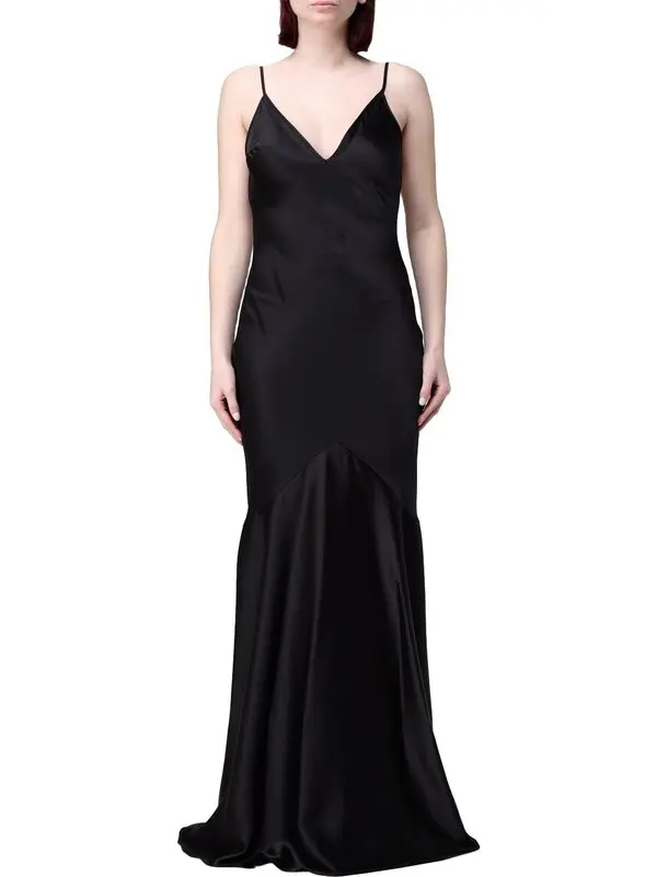 Elisabetta Franchi Sleeveless Gown - Black