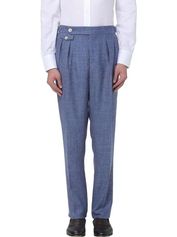 Brunello Cucinelli Tailored Pleated Trousers - Denim