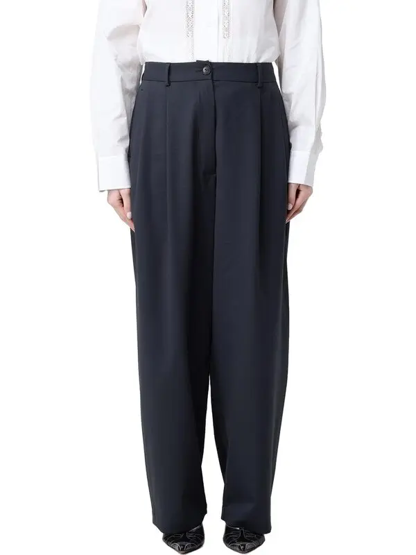 CORDERA Wide Leg Pants - Ebony