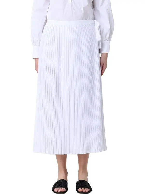 Barena Venezia Pleated Skirt - White