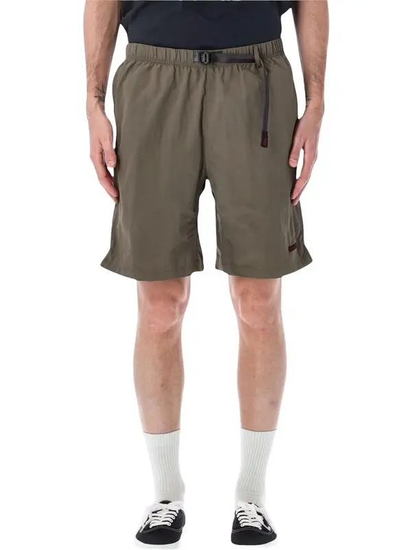 Gramicci Relaxed Fit Belted Shorts - Grey
