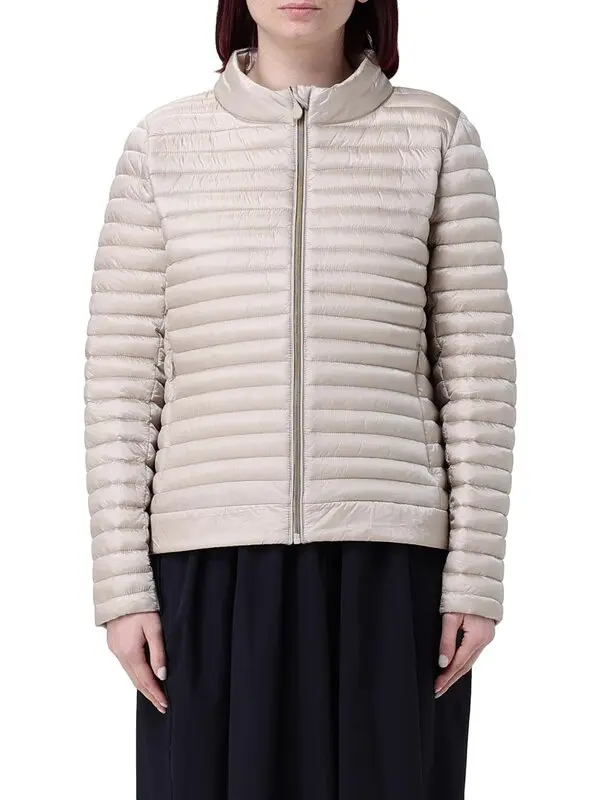 SAVE THE DUCK Padded Zip-up Jacket - Beige