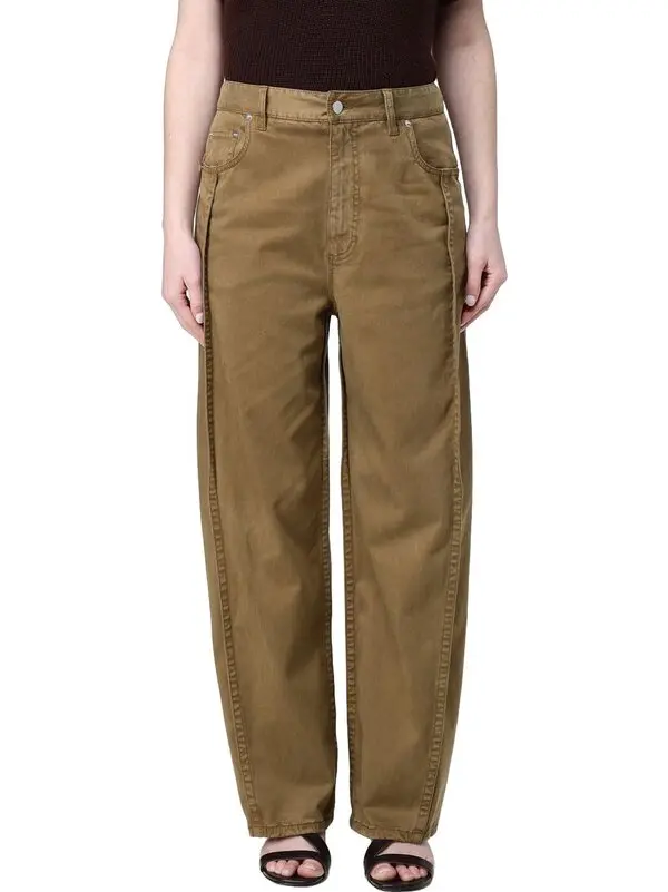 Tibi Wide-leg Pants - Brown
