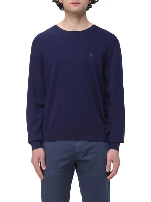 Etro Crew Neck Pullover - Blue