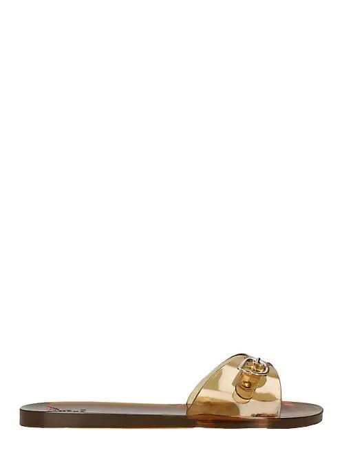 ANCIENT GREEK SANDALS Filia Jelly Slides - Camel