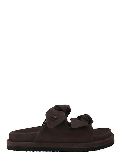 Kurt Geiger Reva Suede Slides - Brown/oth