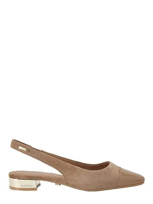 Carvela Amelia Suede Courts - Beige