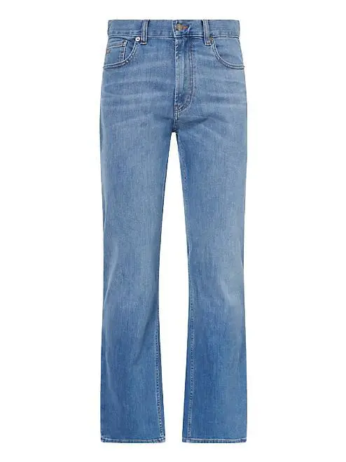 Emporio Armani Straight-leg Denim Jeans - Light Blue Denim
