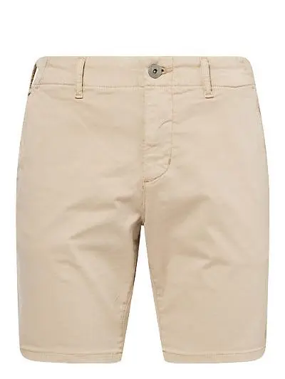 Paige Stretch-cotton Shorts - Khaki