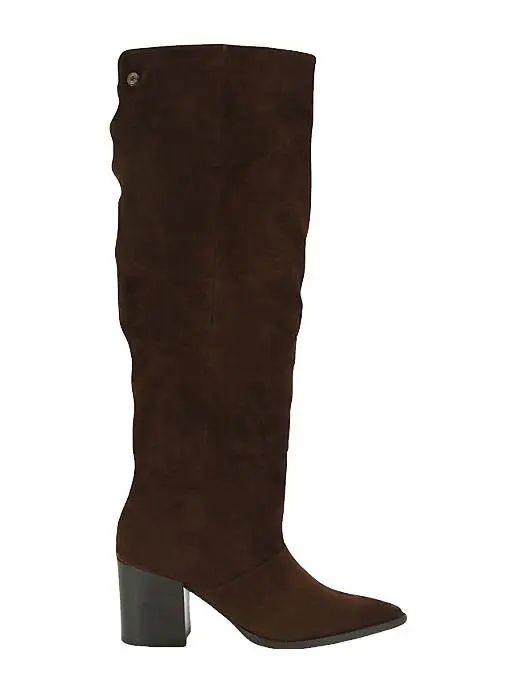 Carvela Reina Heeled Knee-high Boots - Dark Brown