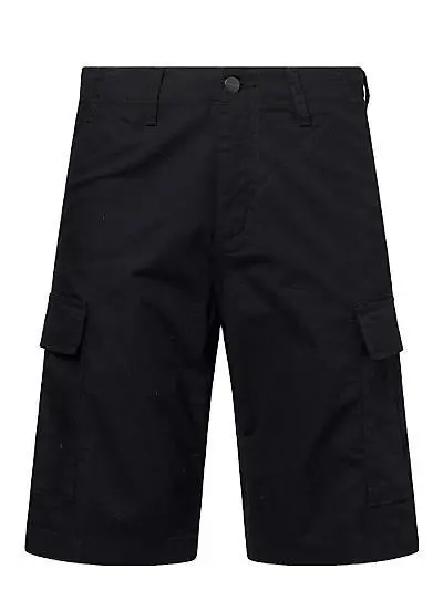 Carhartt Work In Progress Regular-fit Cotton Cargo Shorts - Black