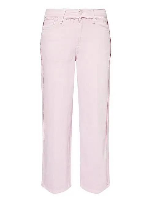 7 For All Mankind Stovepipe Straight-leg Denim Jeans - Colore Mankind Rose