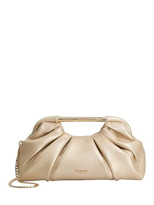 DUNE Faux-leather Clutch Bag - Gold Synthetic