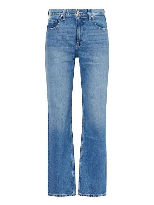 Paige Doheny Relaxed Straight Denim Jeans - Willard