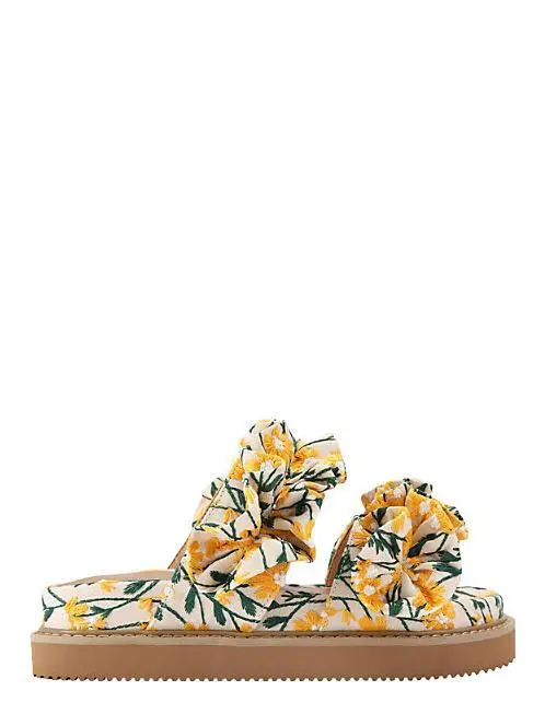 Kurt Geiger Sunshine Woven Sandals - White/oth