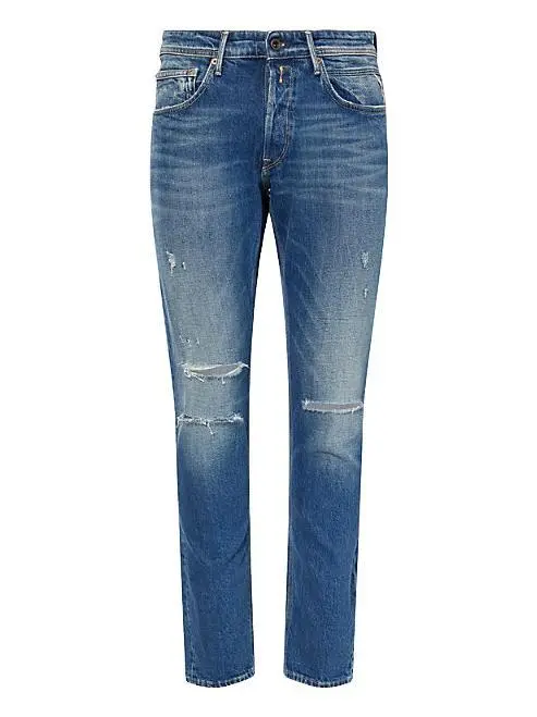 REPLAY Regular-fit Denim Jeans - Medium Blue