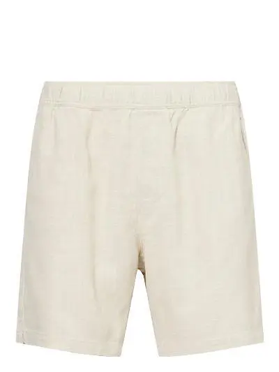 Paige Linen-blend Regular Fit Shorts - Natural