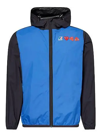 Play Comme Des Garcon Comme Des Garçons Play X K-way Nylon Jacket - Blue/black