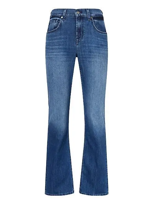 7 For All Mankind Bootcut Mid-wash Denim Jeans - Landing