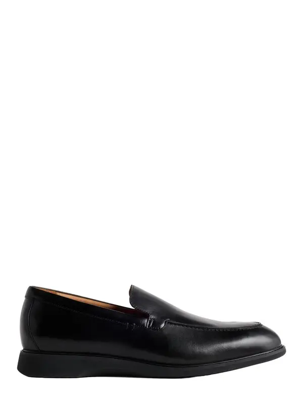 Quince Crafted Leather Loafer - Black