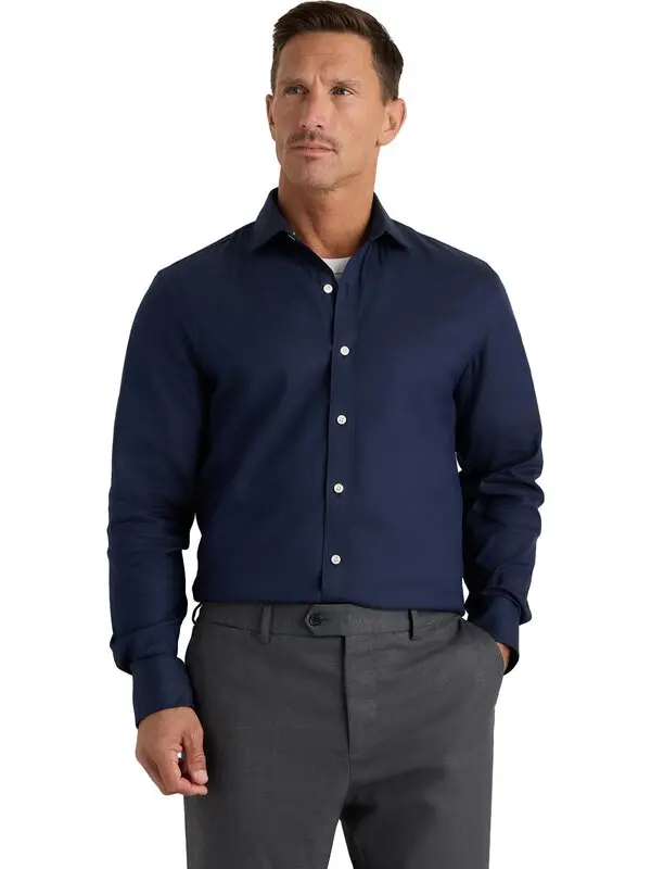 Quince Comfortflex Performance Dress Shirt - Deep Navy