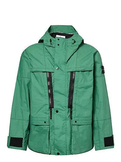 Stone Island Lamina Ripstop Heat Reactive Nylon Jacket - Malachite Green
