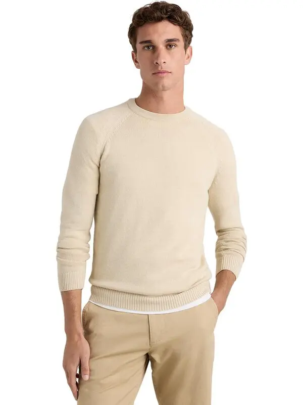 Quince Alpaca-wool Crewneck Sweater - Natural