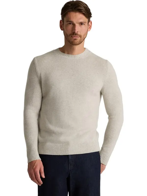 Quince Luxe Baby Cashmere Crewneck Sweater - Pearled Ivory