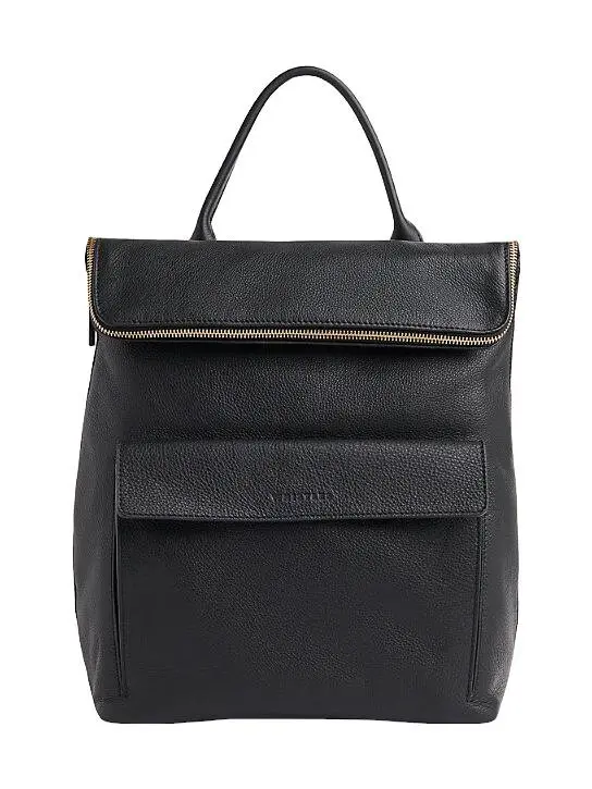 Whistles Leather Backpack - Black
