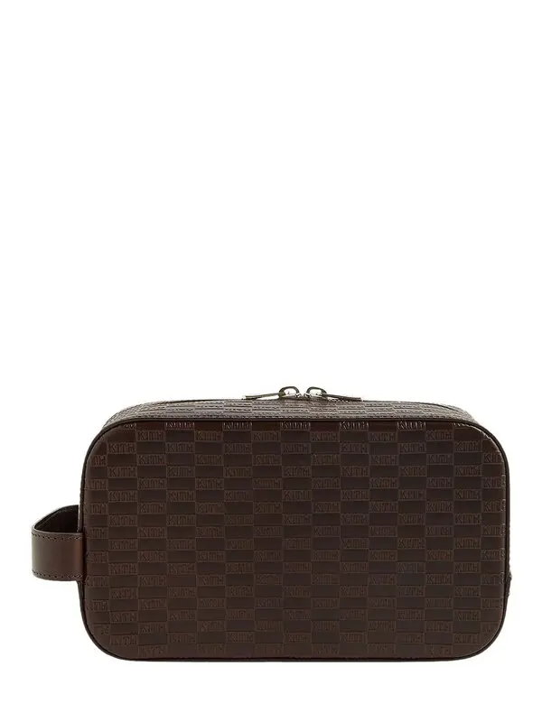 Kith Monogram Dopp Kit 'incognito - Brown
