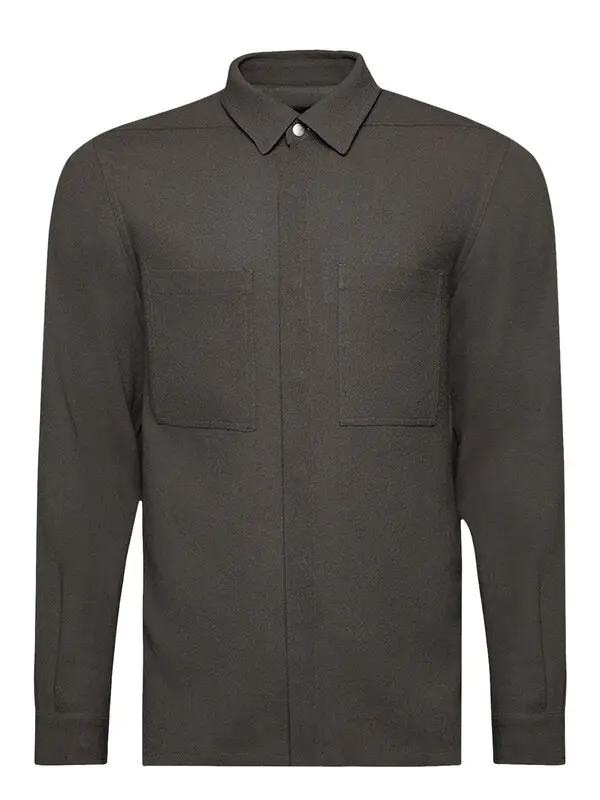 Rick Owens Outer Shirt - Grey