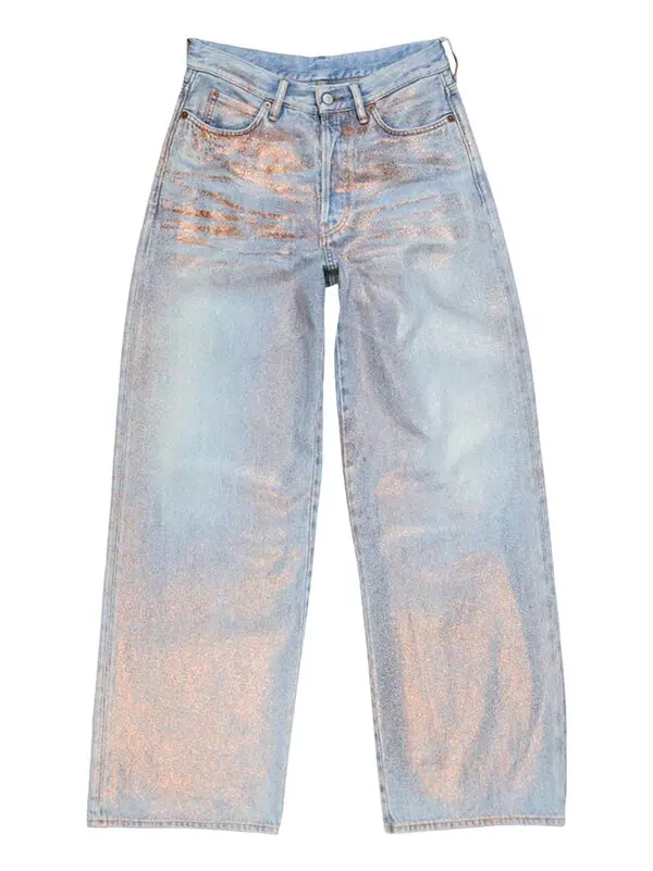 Acne Studios 1981 U Glitter Dawn Jeans - Copper