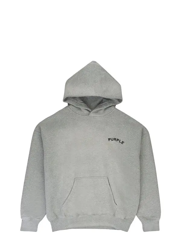 PURPLE BRAND Hwt Fleece Pullover Hoodie - Grey