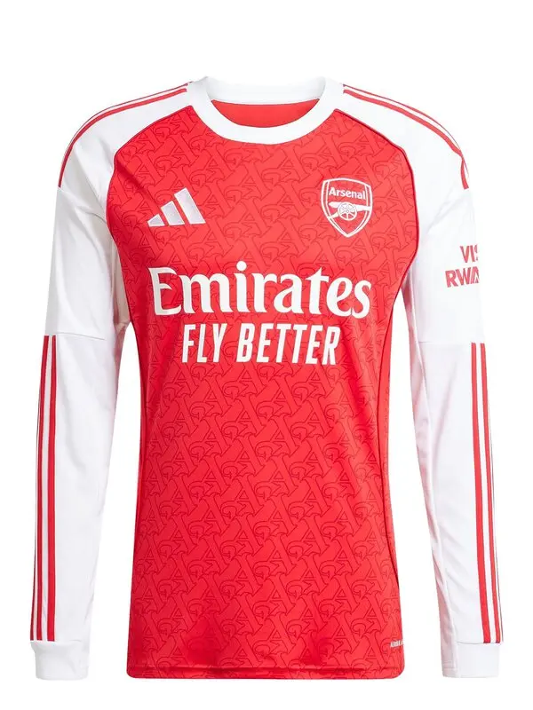 Adidas Arsenal 25/26 Long Sleeve Home Jersey - Red
