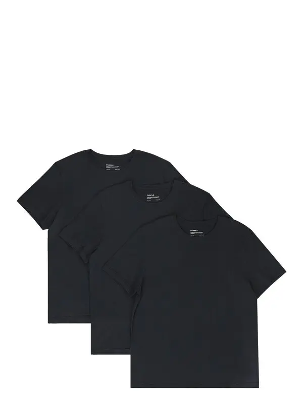 PURPLE BRAND Clean Jersey Short-sleeve Tee - Black