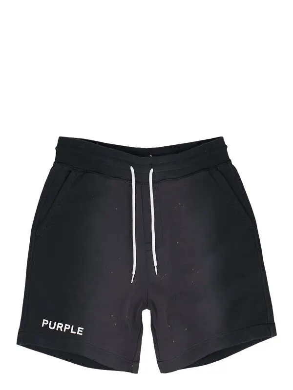 PURPLE BRAND French Terry Shorts - Black