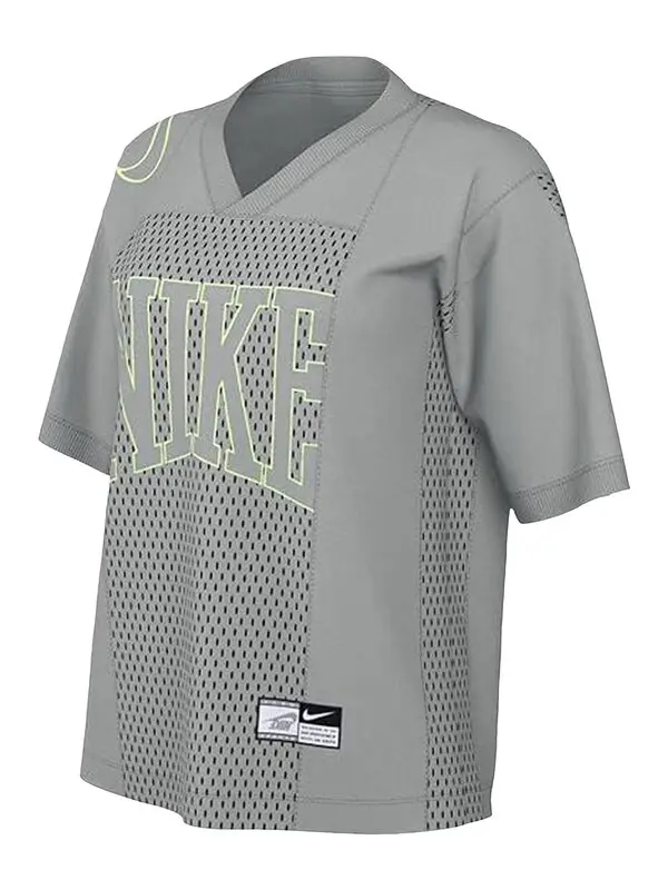 Nike Sportswear Street Oversized Short-sleeve Graphic Jersey - Grey