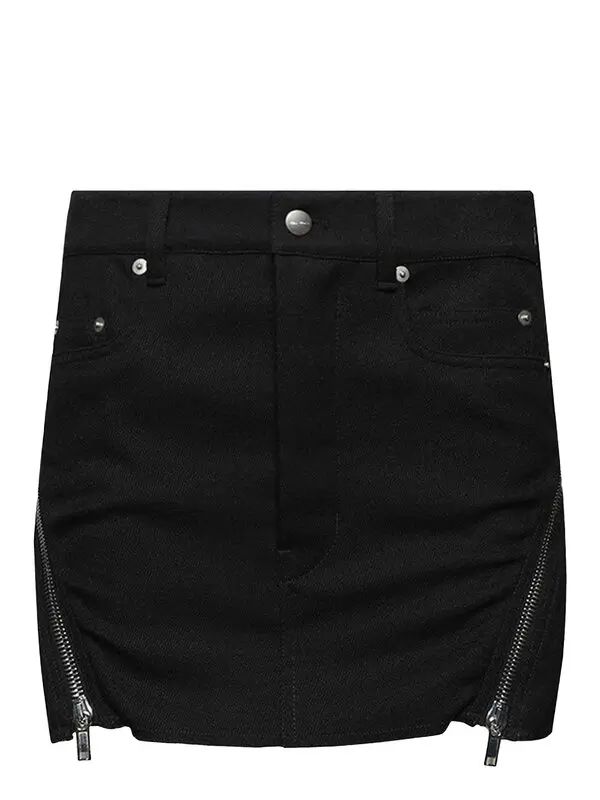Rick Owens Bolan Banana Mini Skirt - Black