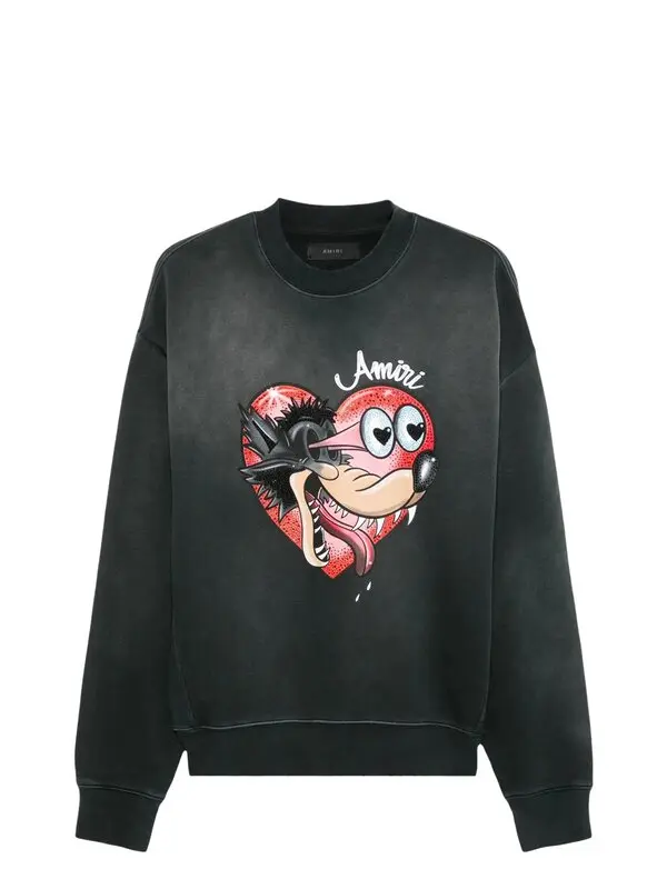 Amiri Hopeless Romantic Sweatshirt - Black