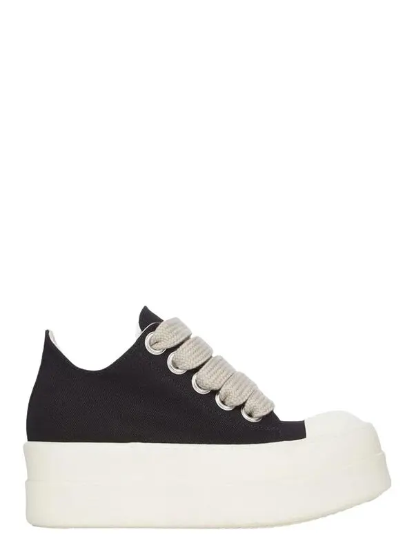 Rick Owens Mega Bumper Jumbolace Low Sneakers - Black
