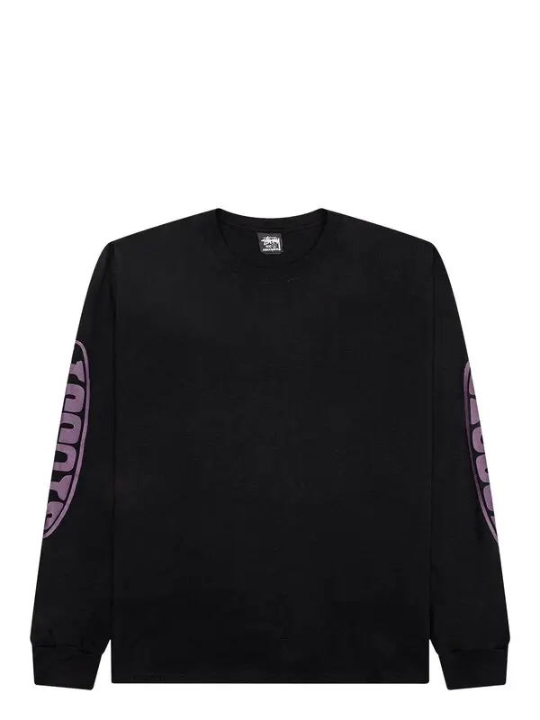 StÜssy Pill Long-sleeve T-shirt - Black