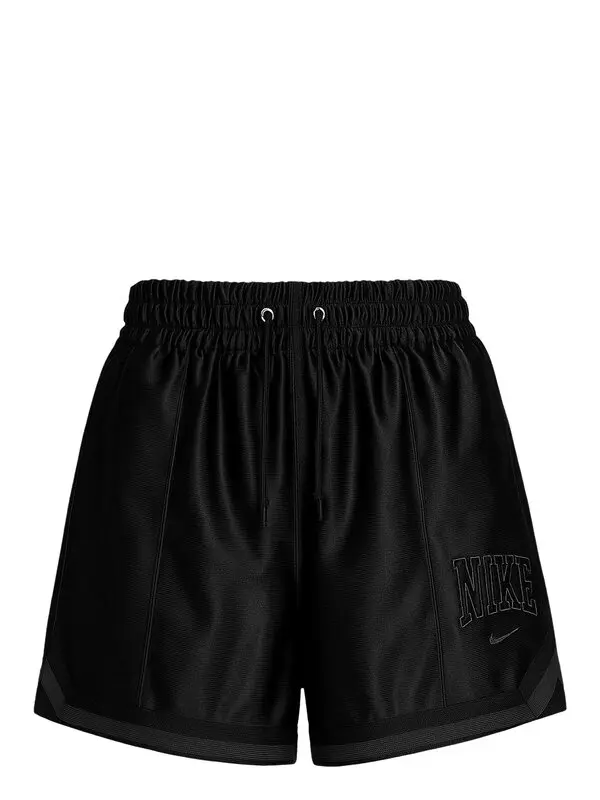 Nike Sportswear Loose Mid-rise Graphic Shorts - Black